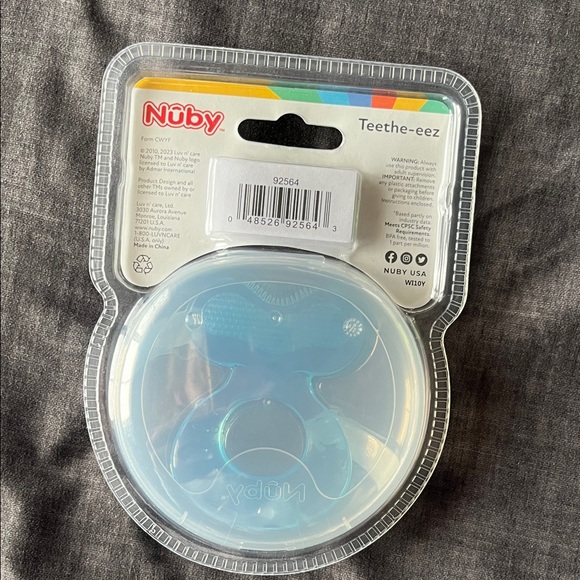 Nuby | Other | Nuby Blue Silicone Teether | Poshmark